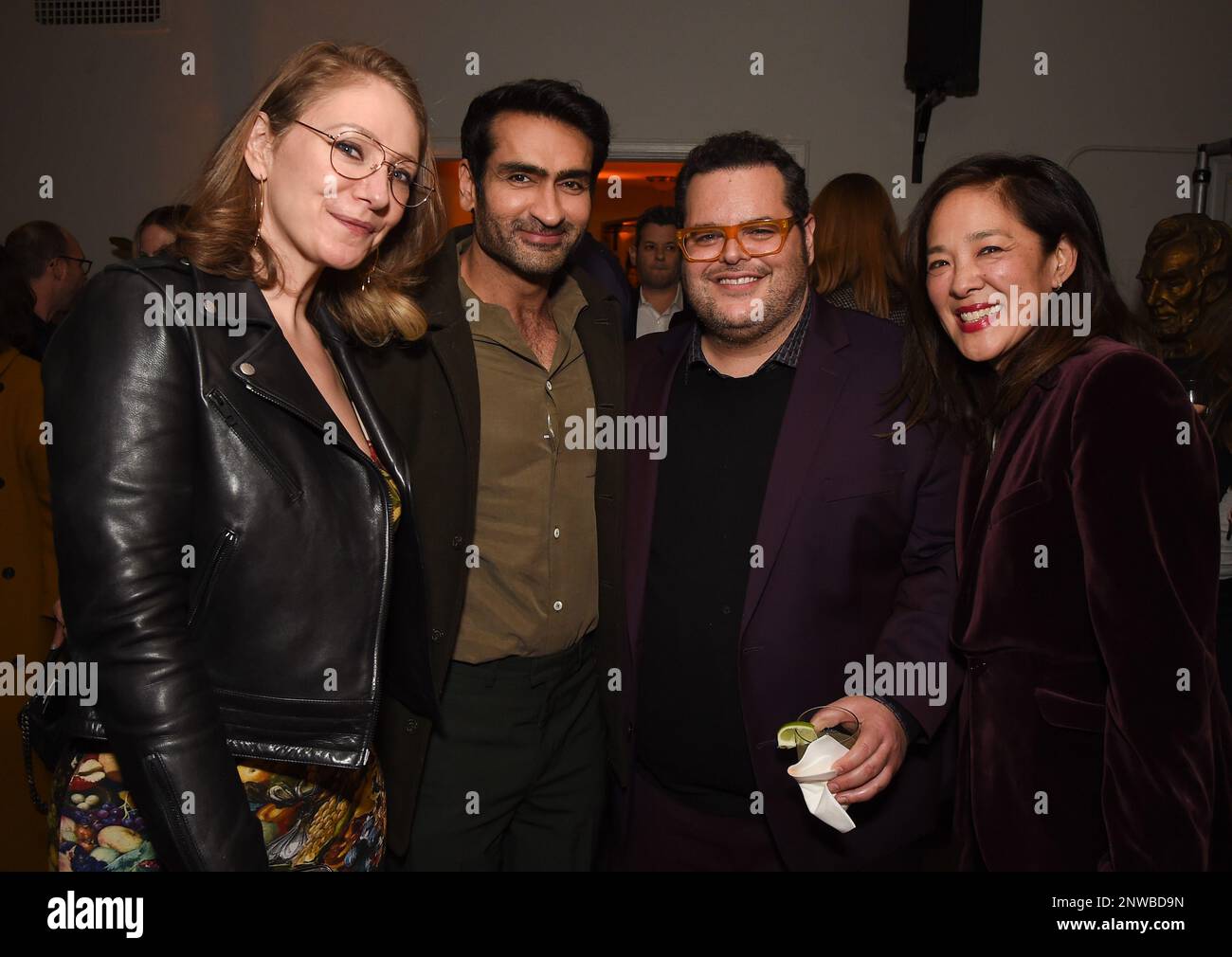 LOS ANGELES, CA - FEBRUARY 27: (L-R) Emily Gordon, Kumail Nanjiani ...