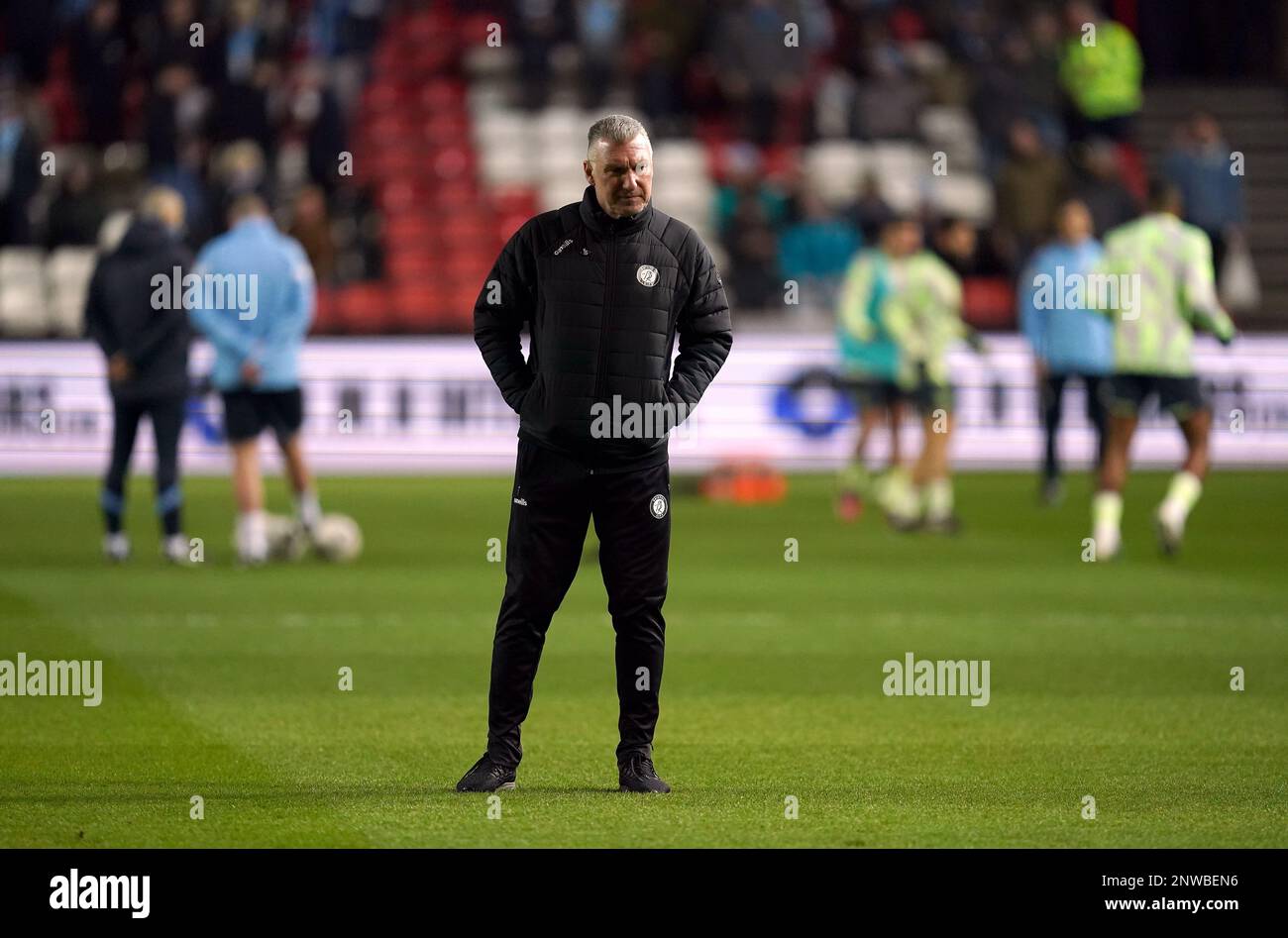 Bristol City manager Nigel Pearson during the Emirates FA Cup fifth ...
