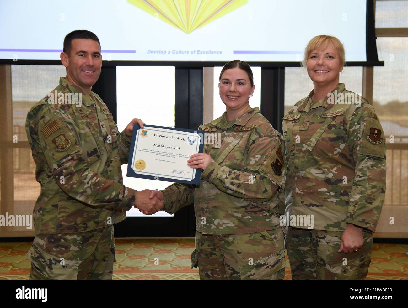 Let's give Staff Sgt. Shayley Rush from the 81st Training Wing a shout ...