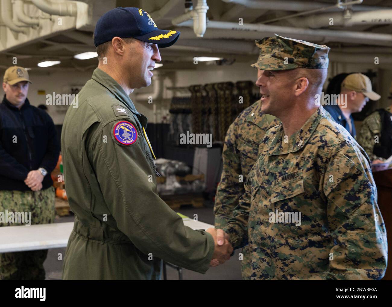 230208-N-TT639-1014 SAN DIEGO (Feb. 8, 2023) – Capt. John Kiefaber ...