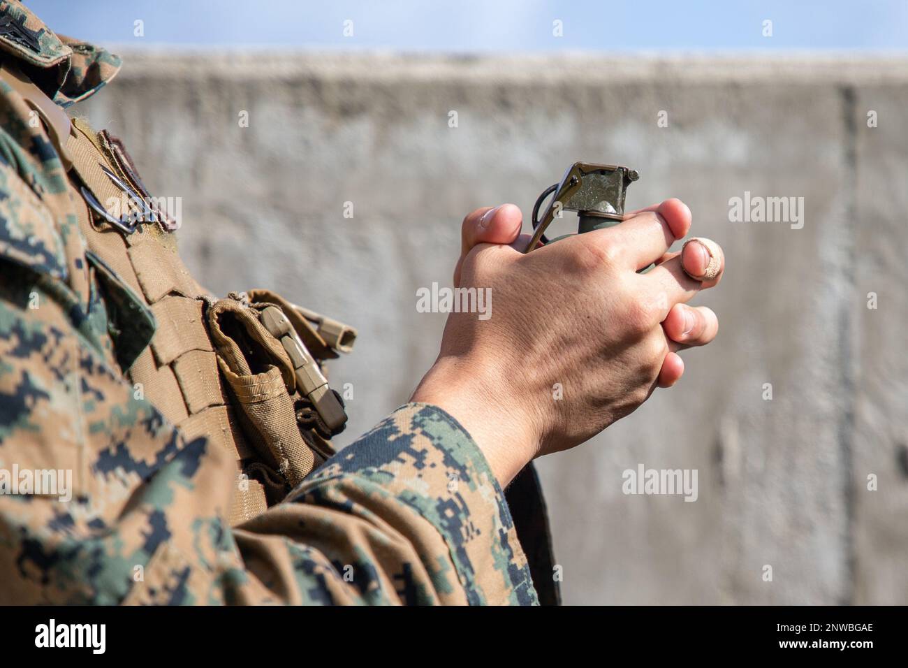 U.S. Marine Corps Cpl. Jeremy Kong, a records maintenance management ...