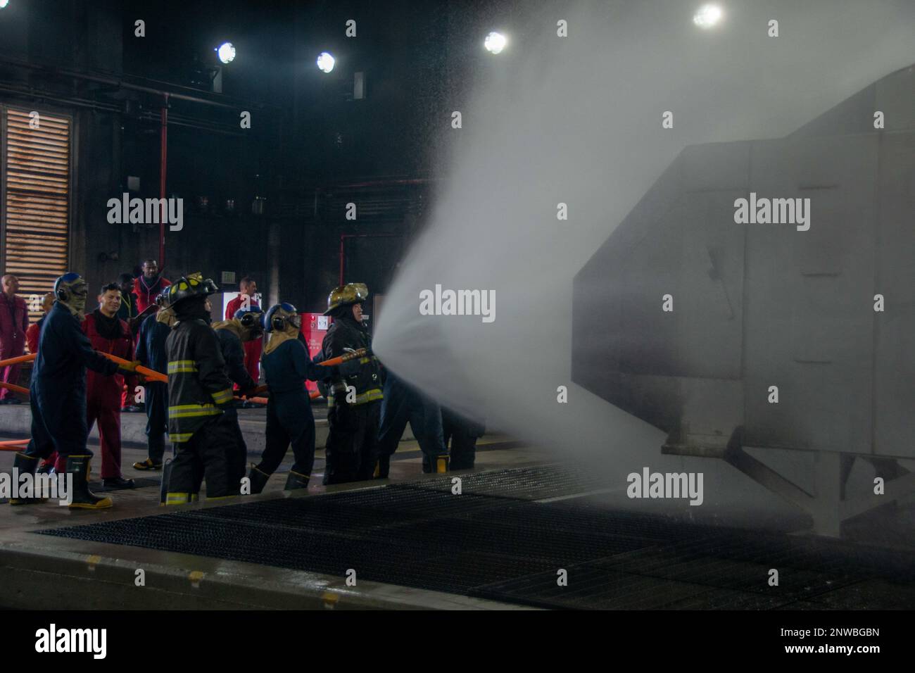 230124-N-AR554-1254 YOKOSUKA, Japan (Jan. 24, 2023) Sailors participate ...