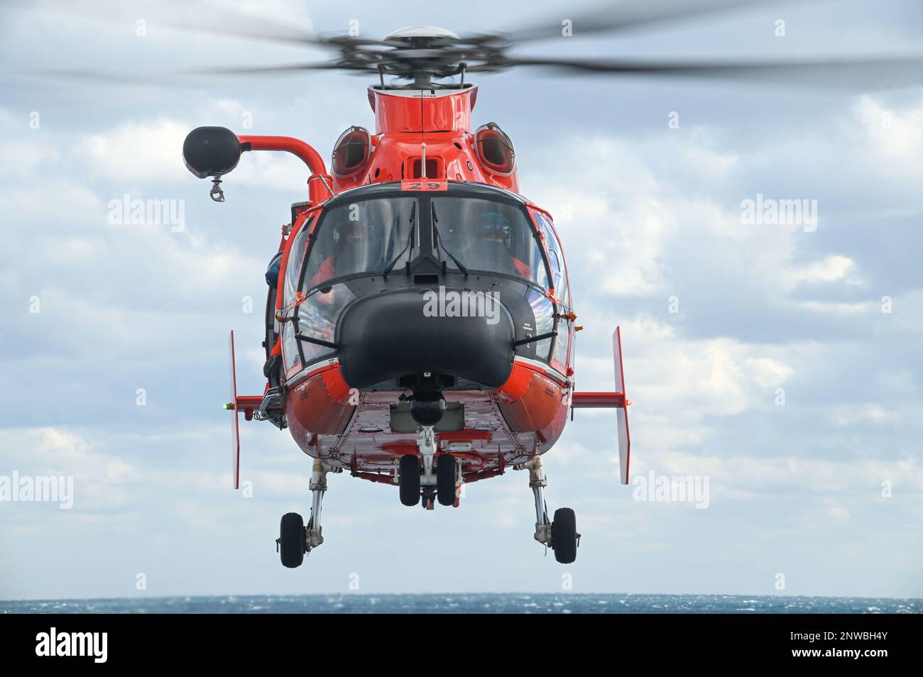 A U.S. Coast Guard Helicopter Interdiction Tactical Squadron MH-65 ...