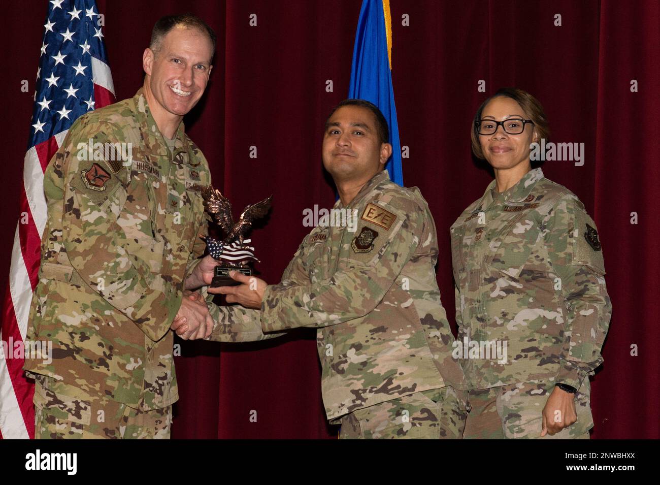 Col. Matt Husemann, left, 436th Airlift Wing commander and Chief Master ...