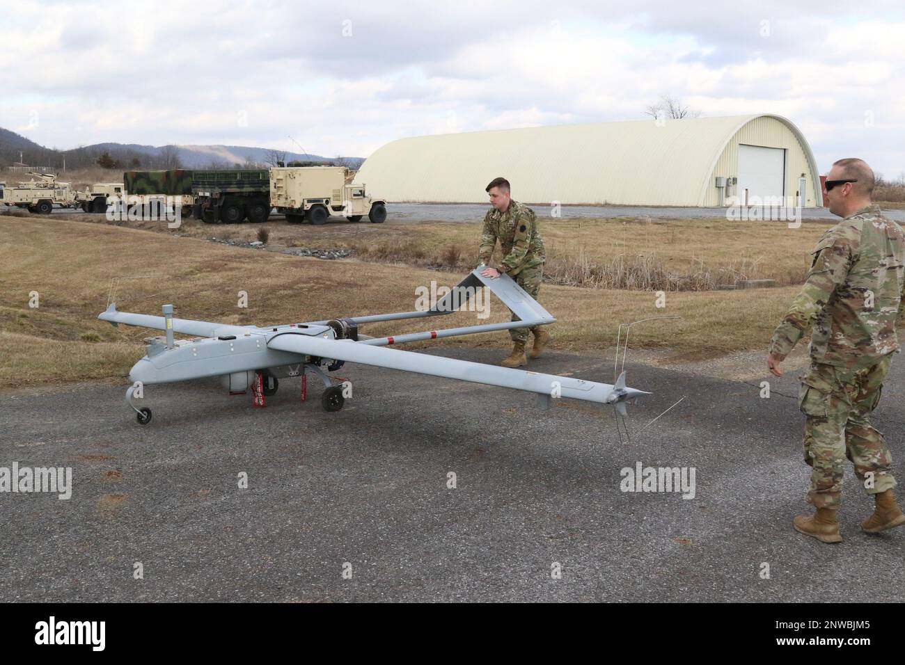 U.S. Army Warrant Officer Adam Rocker, a UAS operator with Delta ...