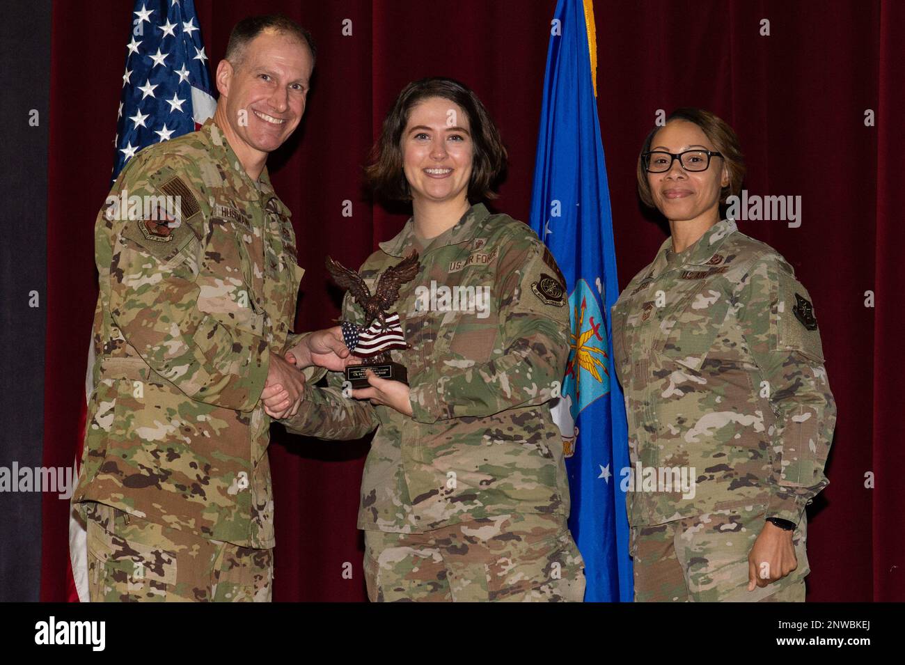 Col. Matt Husemann, left, 436th Airlift Wing commander and Chief Master ...