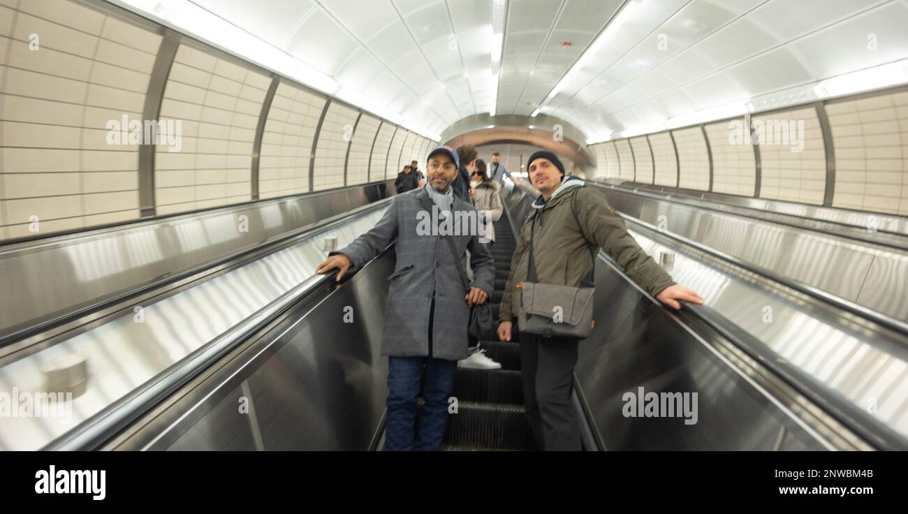 Modern Hudson Yards subway station in Manhattan - travel photography ...