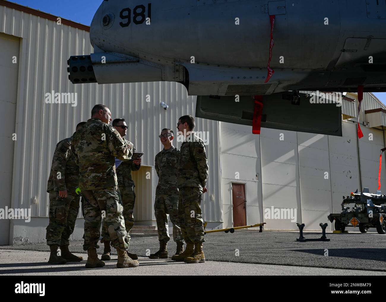 U.S. Air Force Airmen assigned to the 354th Fighter Generation Squadron ...