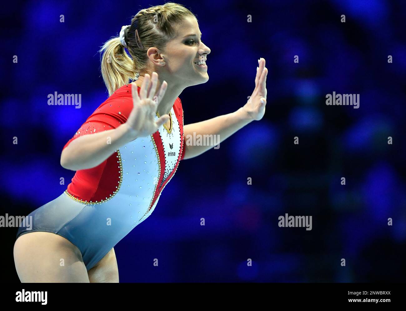 Germany's Elisabeth Seitz during the Swiss Cup 2018 in artistic ...