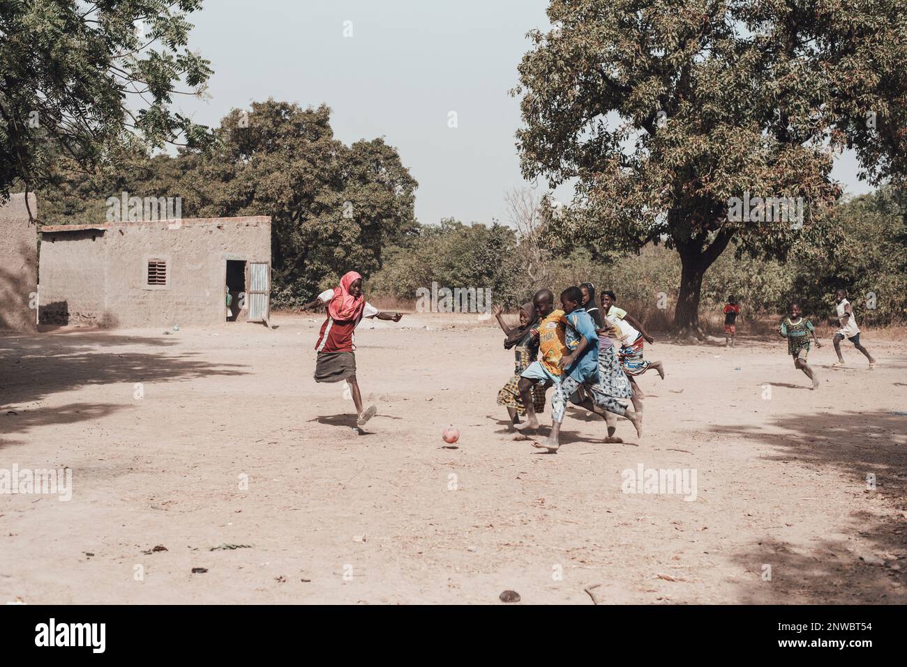 Ouagadougou, Burkina Faso, Central Africa. Scenes of daily life in a ...