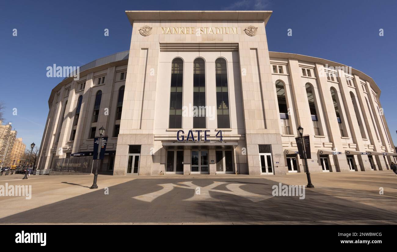 Yankee stadium New York wide angle view - travel photography Stock ...
