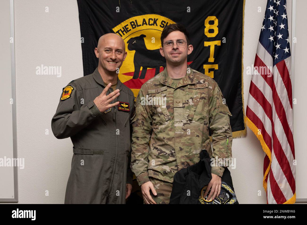 U.S. Air Force Senior Airman Luke Ertl, 8th Aircraft Maintenance Unit ...
