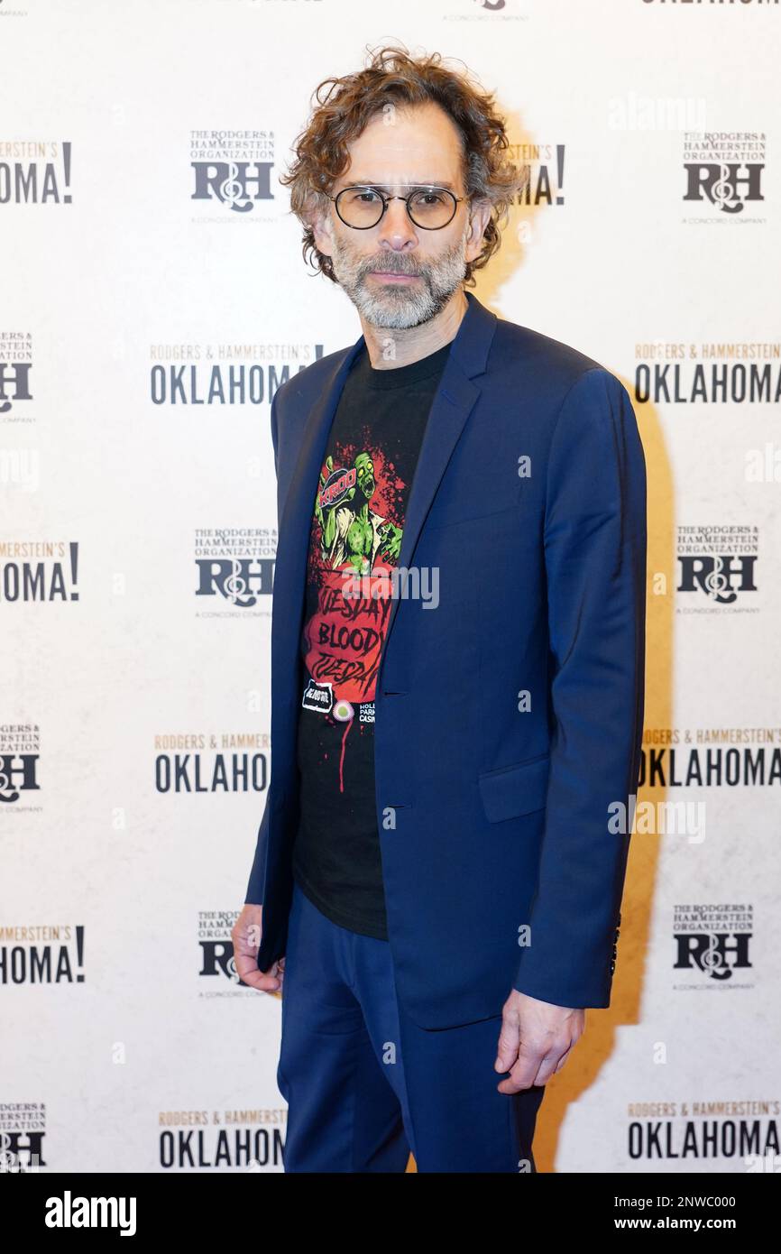 Daniel Fish attending the opening night of Oklahoma! at the Wyndham's ...