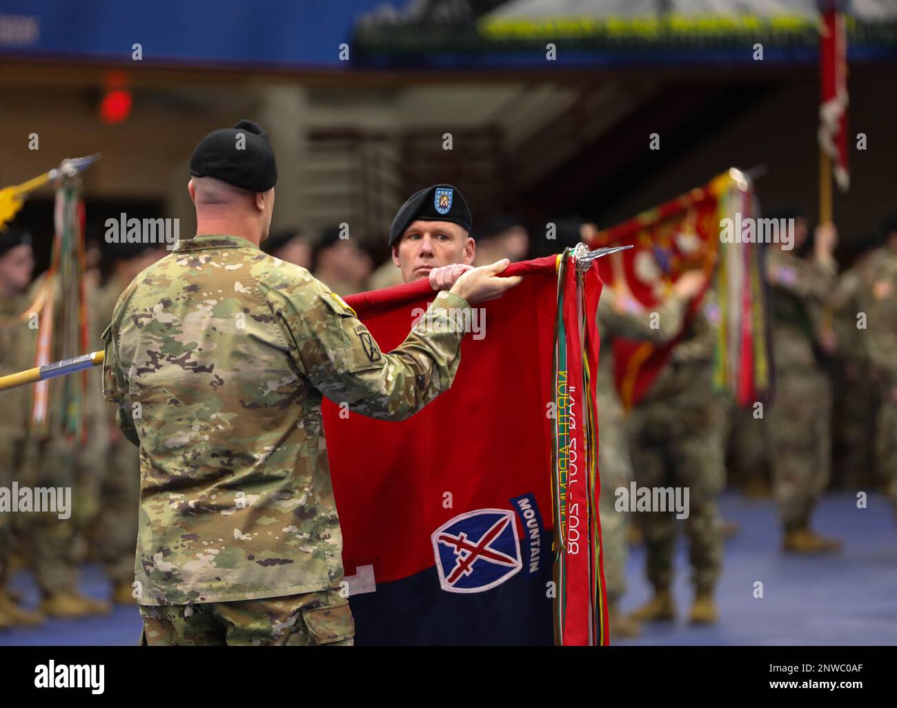 The 1st Brigade Combat Team, ‘Warrior Brigade’, uncased their unit ...