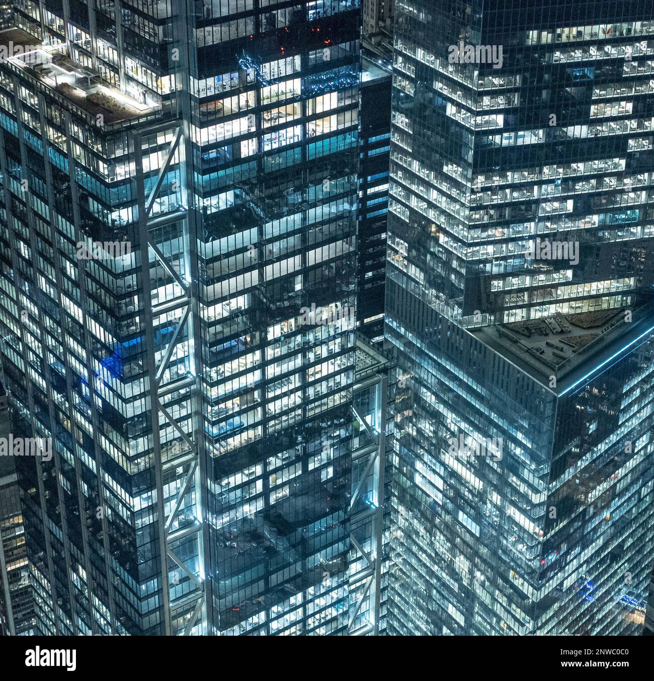 Huge Office Building Tower in Manhattan - travel photography Stock ...