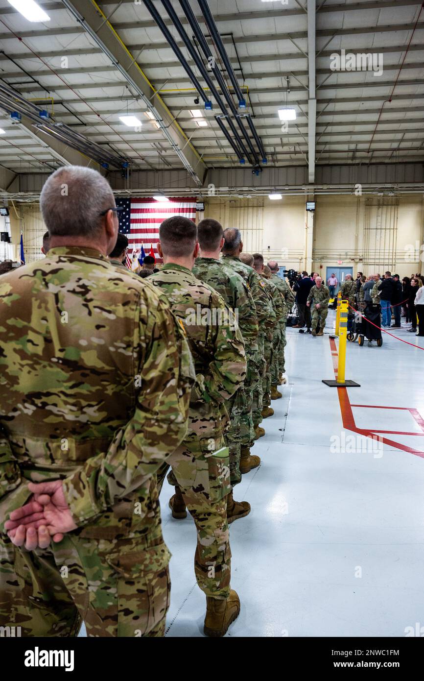 U.S. Army soldiers from the 106th Aviation Regiment take part in a ...
