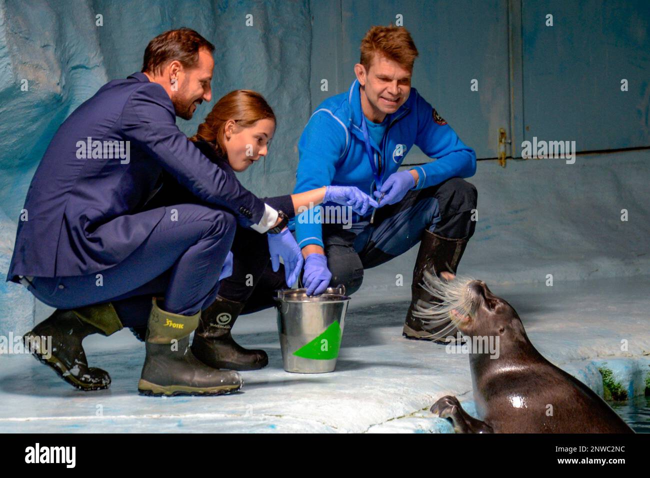 Norway's Crown Prince Hakon, left, and Princess Ingrid Alexandra ...