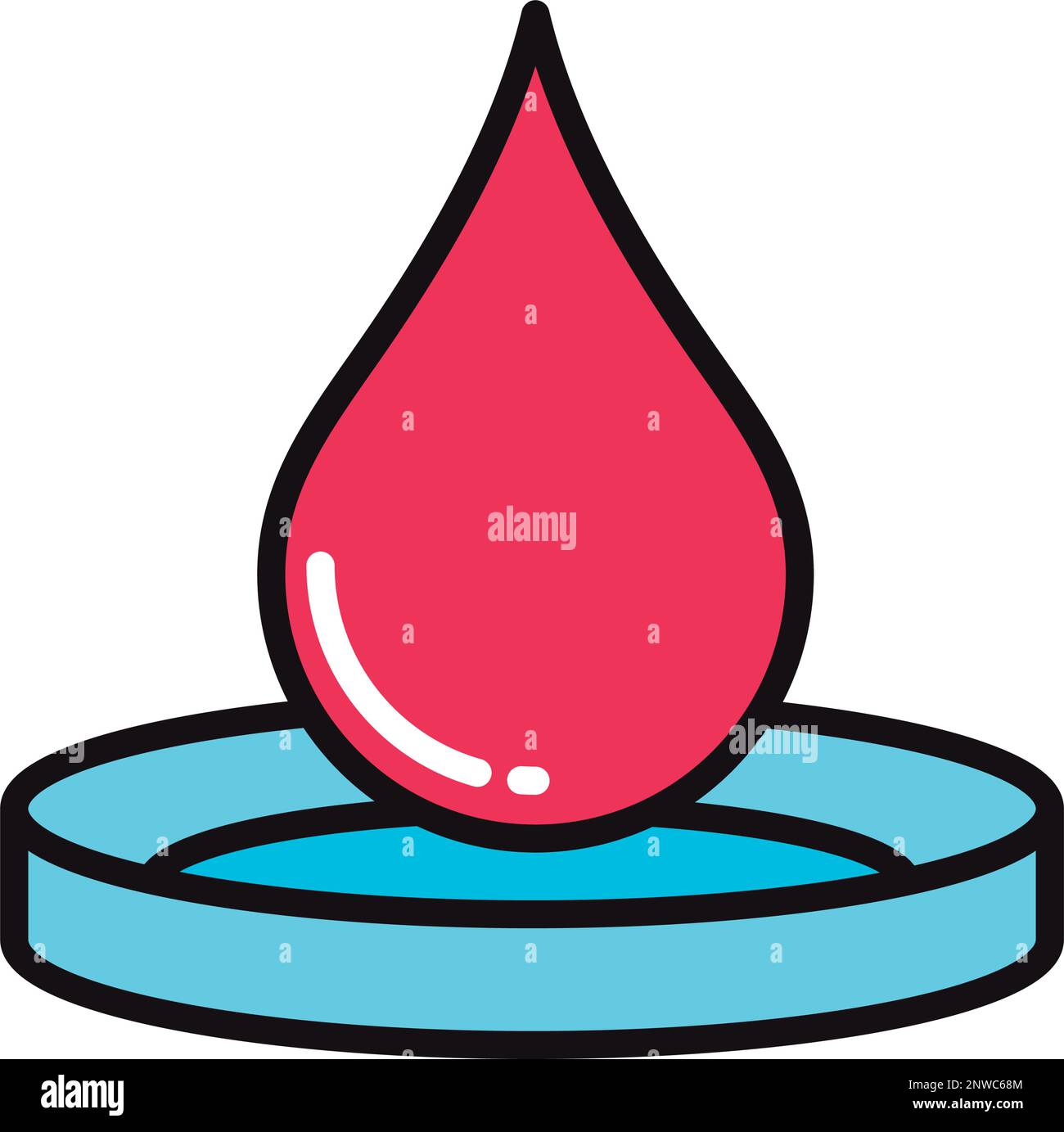 blood drop testing Stock Vector Image & Art - Alamy