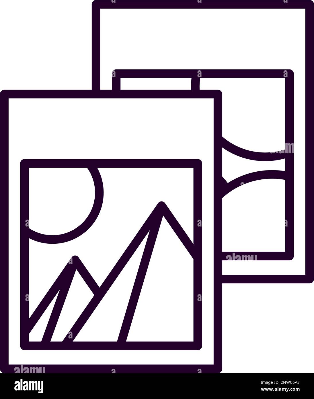 pictures landscapes icon Stock Vector Image & Art - Alamy