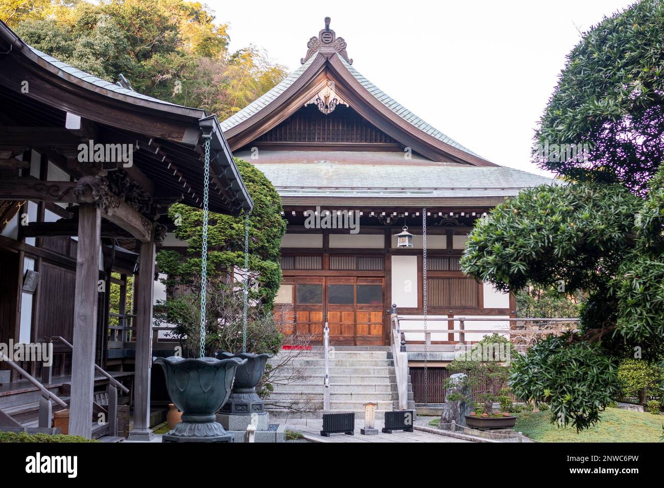 Hokokuji Temple, also known as "Bamboo Temple,” Kamakura, Japan Stock ...