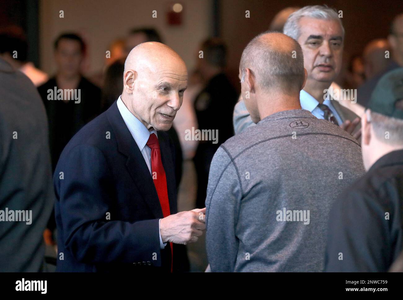 Mike Satz, left, the state attorney for Florida's 17th judicial circuit ...