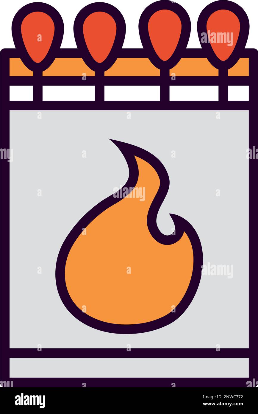 Open box matches on Stock Vector Images - Alamy