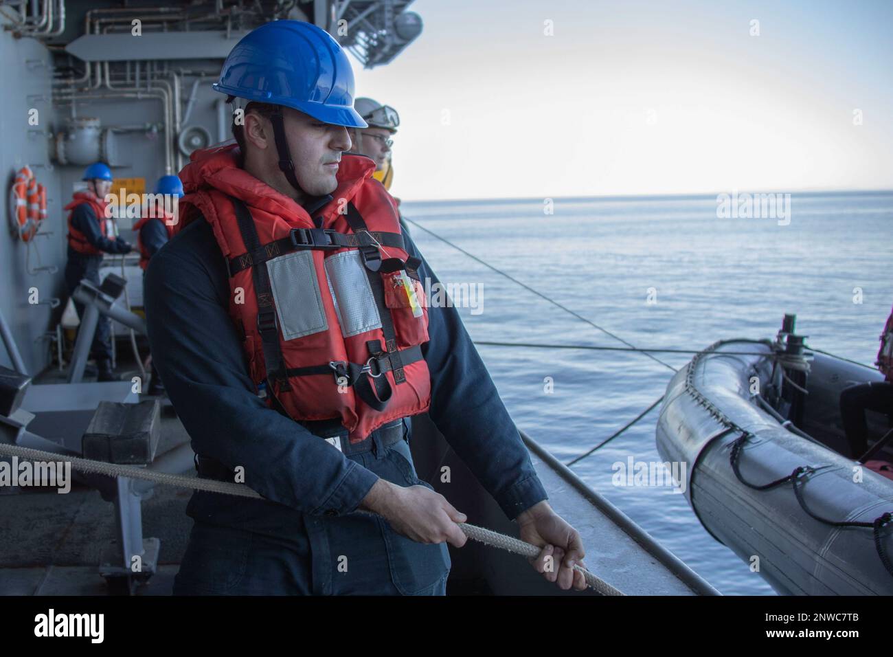 230127-N-IL330-1202 PACIFIC OCEAN (Jan. 27, 2023) – Seaman William ...