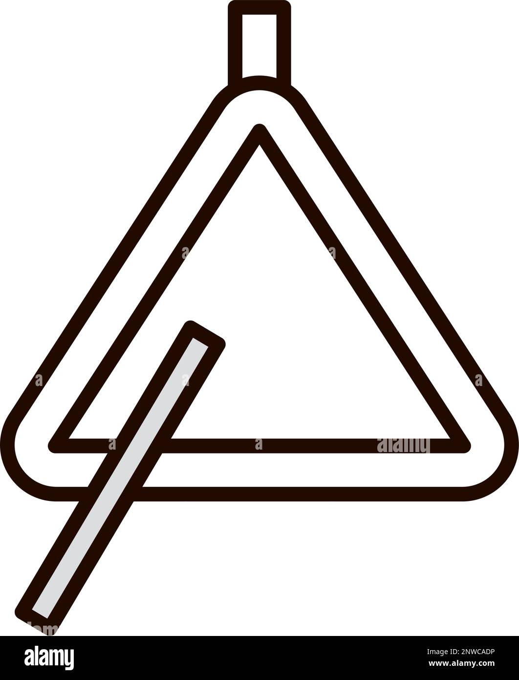 triangle musical instrument Stock Vector Image & Art - Alamy