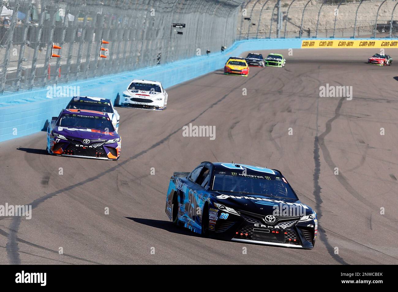 Erik Jones, Joe Gibbs Racing, Toyota Camry Sirius XM during the Monster ...