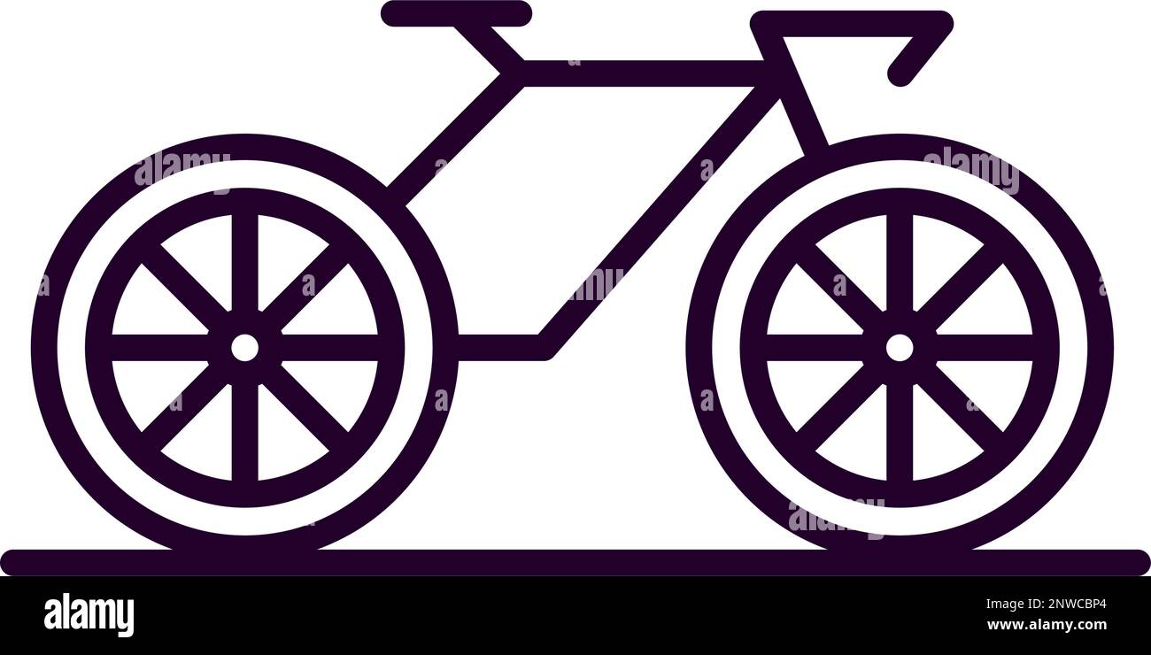 bicycle icon isolated Stock Vector Image & Art - Alamy