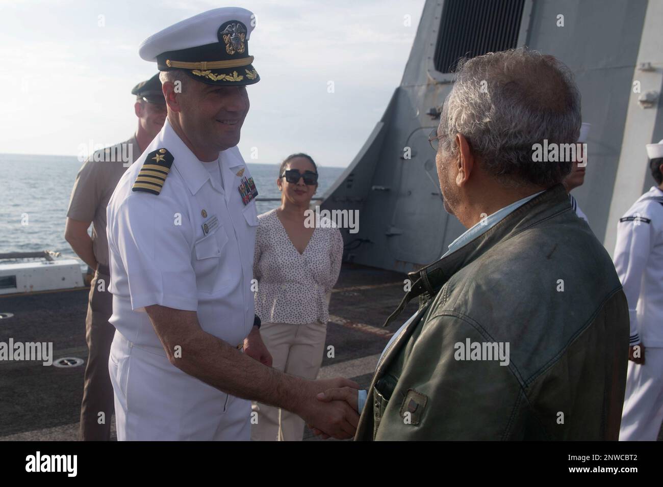 DILI, Timor-Leste (Feb. 15, 2023) Capt. Douglas Langenberg, commanding ...