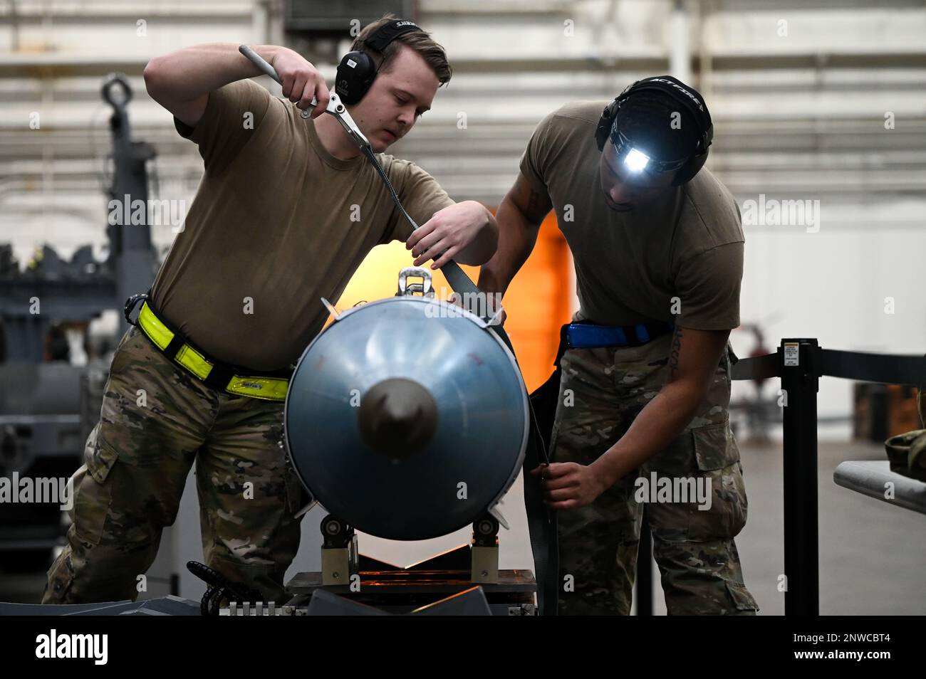 U.S. Air Force Staff Sgt. Trever Nichols, a 355th Aircraft Maintenance ...