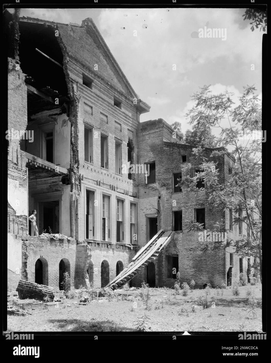 Belle Grove, rear, White Castle vic., Iberville Parish, Louisiana ...