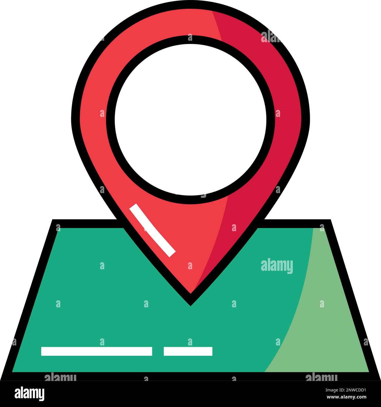 gps location pin Stock Vector Image & Art - Alamy