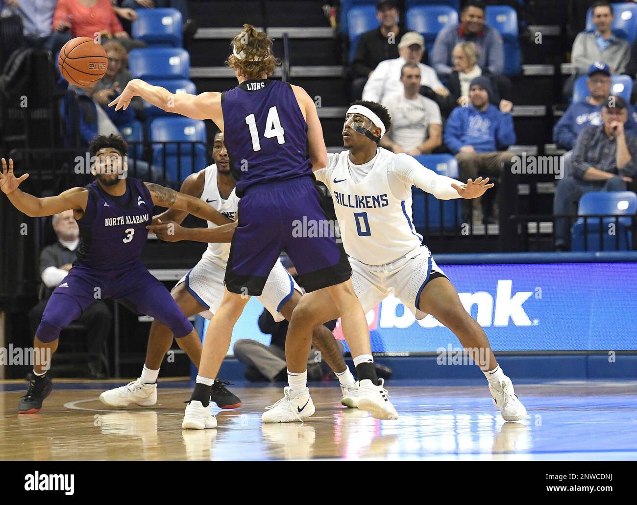 ST. LOUIS, MO - NOVEMBER 13: North Alabama Lions forward Payton ...