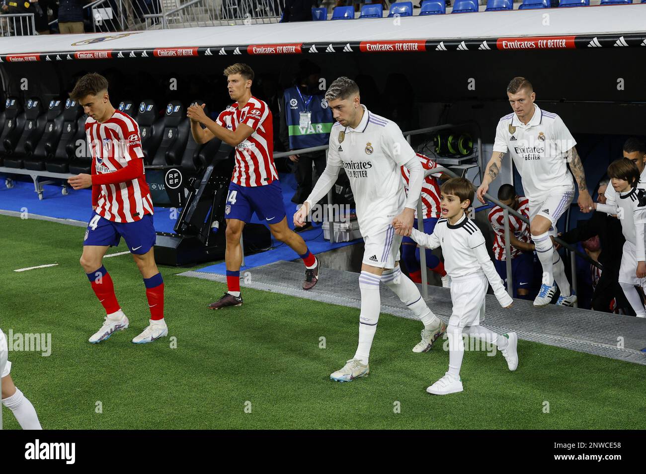 Real madrid walk out hi-res stock photography and images - Alamy