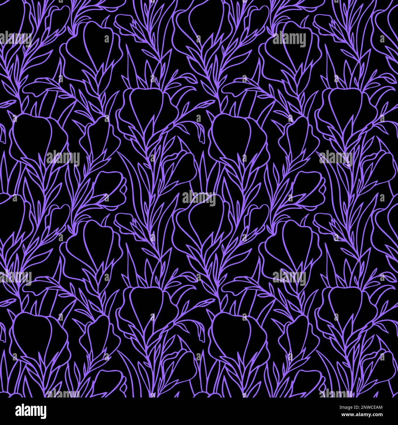 Purple Vintage Pattern Backgrounds
