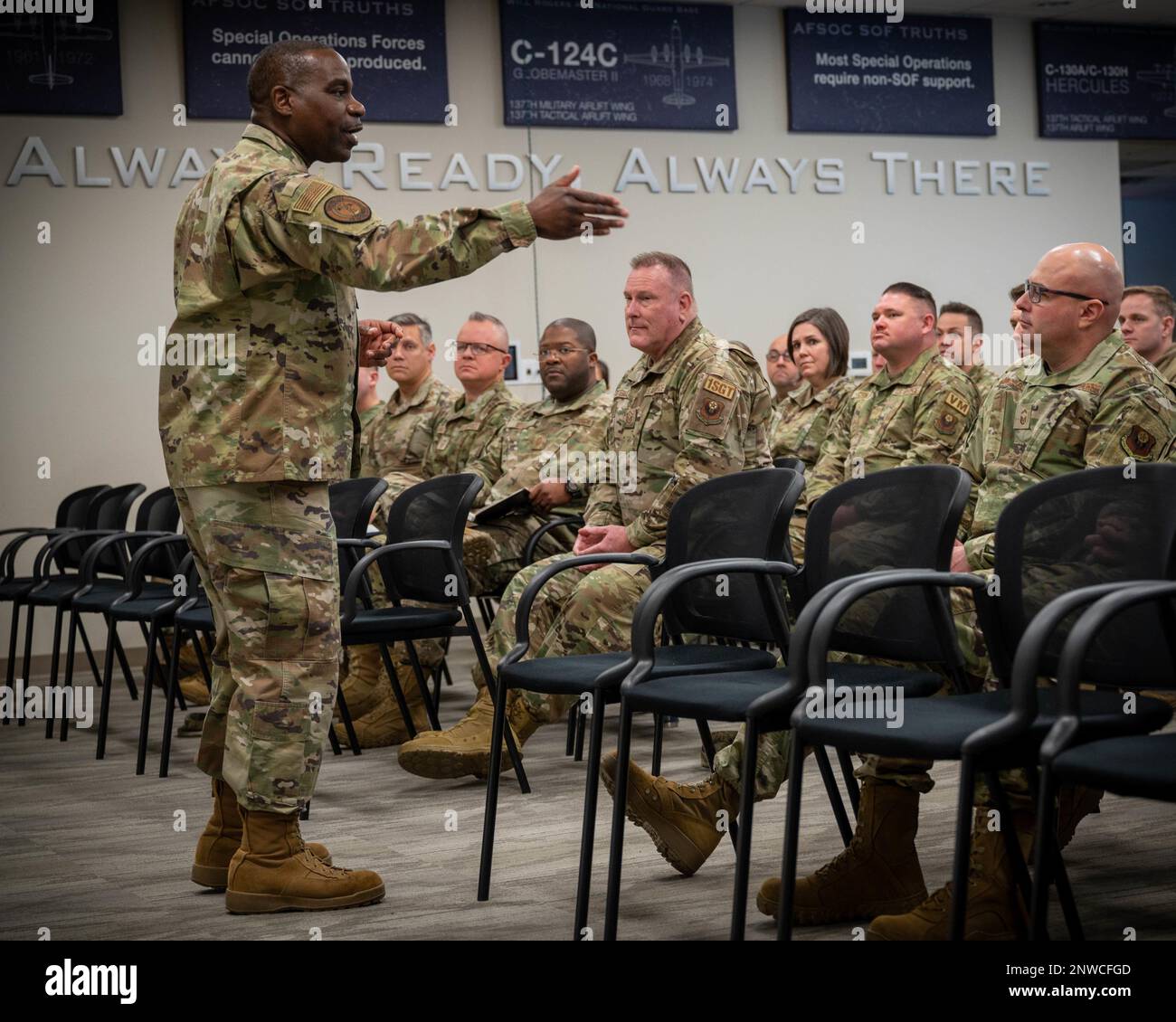 U.S. Air Force Chief Master Sgt. Maurice L. Williams, command chief ...