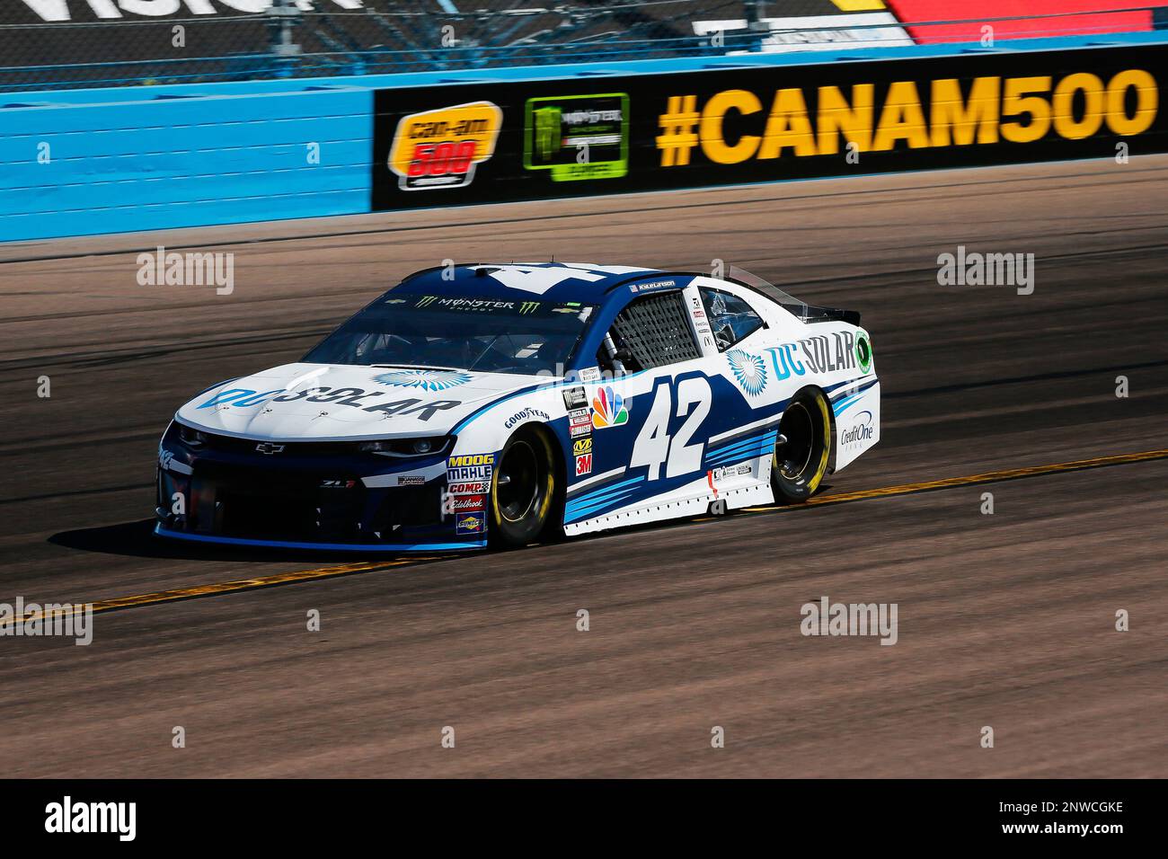 #42: Kyle Larson, Chip Ganassi Racing, Chevrolet Camaro DC Solar during ...