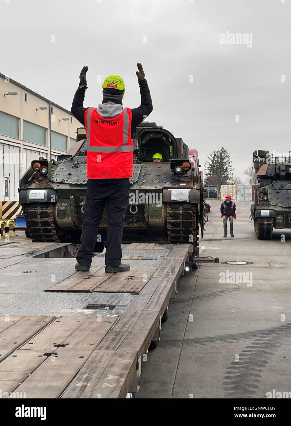 A contractor assigned to Army Field Support Battalion-Mannheim’s ...