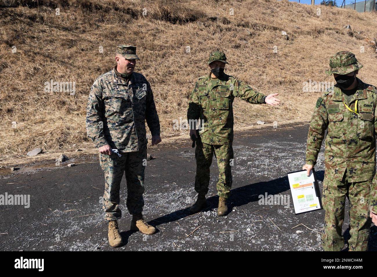 U.S. Marine Corps Col. Mathew Danner, commanding officer of the 31st ...