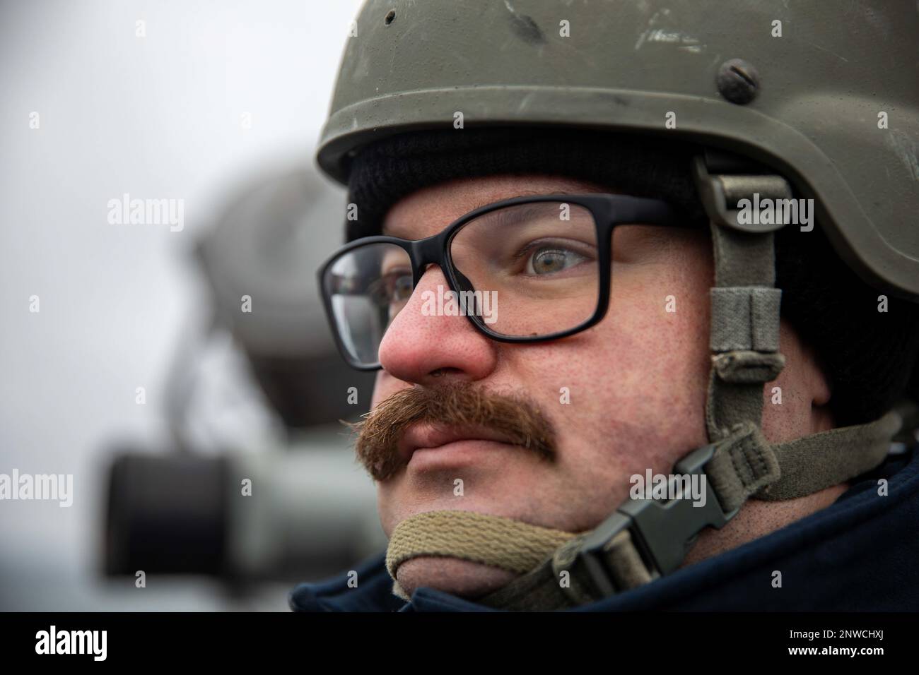 TALLINN, Estonia (Jan. 17, 2023) Gunner’s Mate Seaman Michael Chandler ...