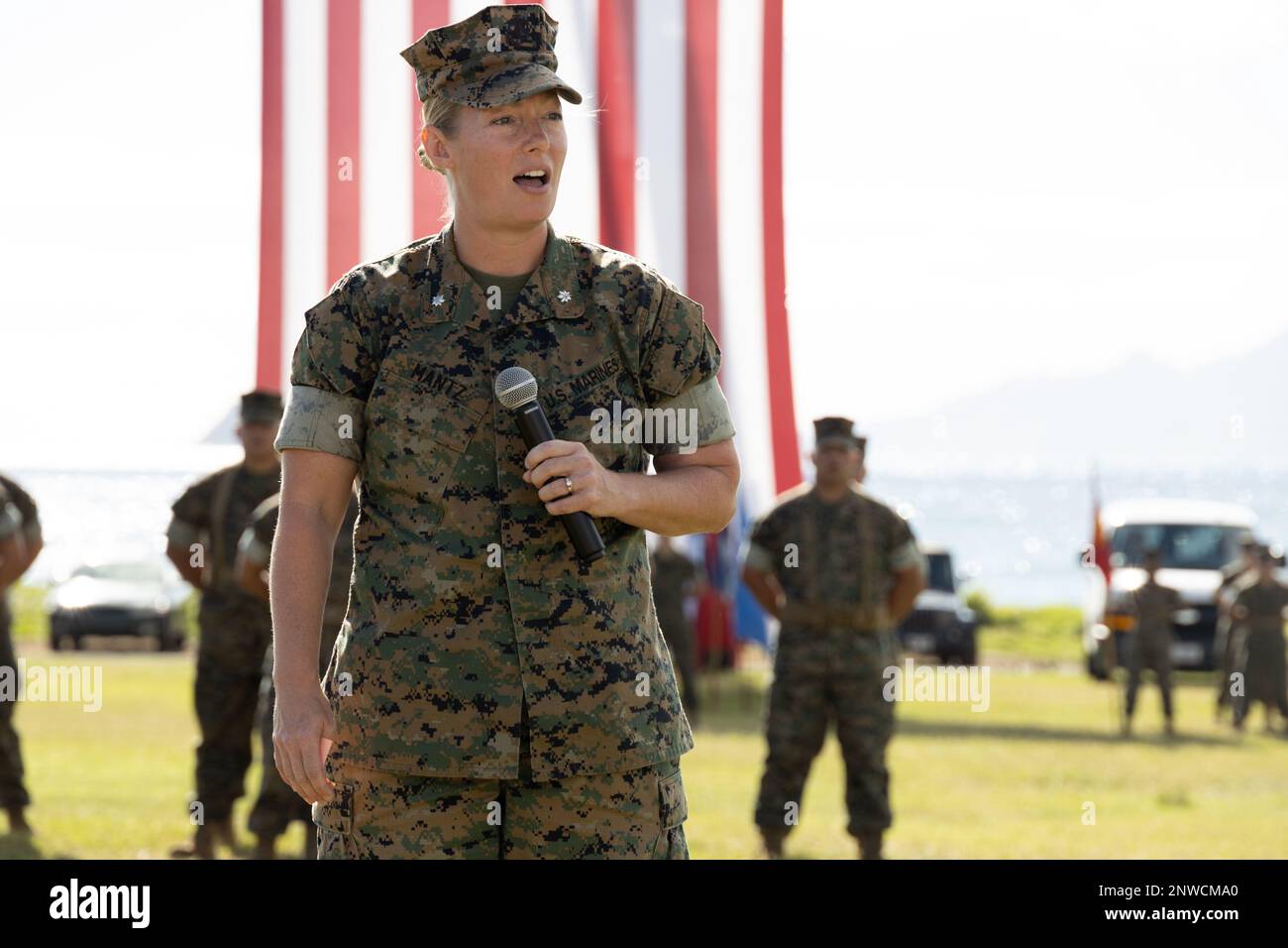 U.S. Marine Corps LtCol. Erica Mantz, Marine Aviation Logistics ...