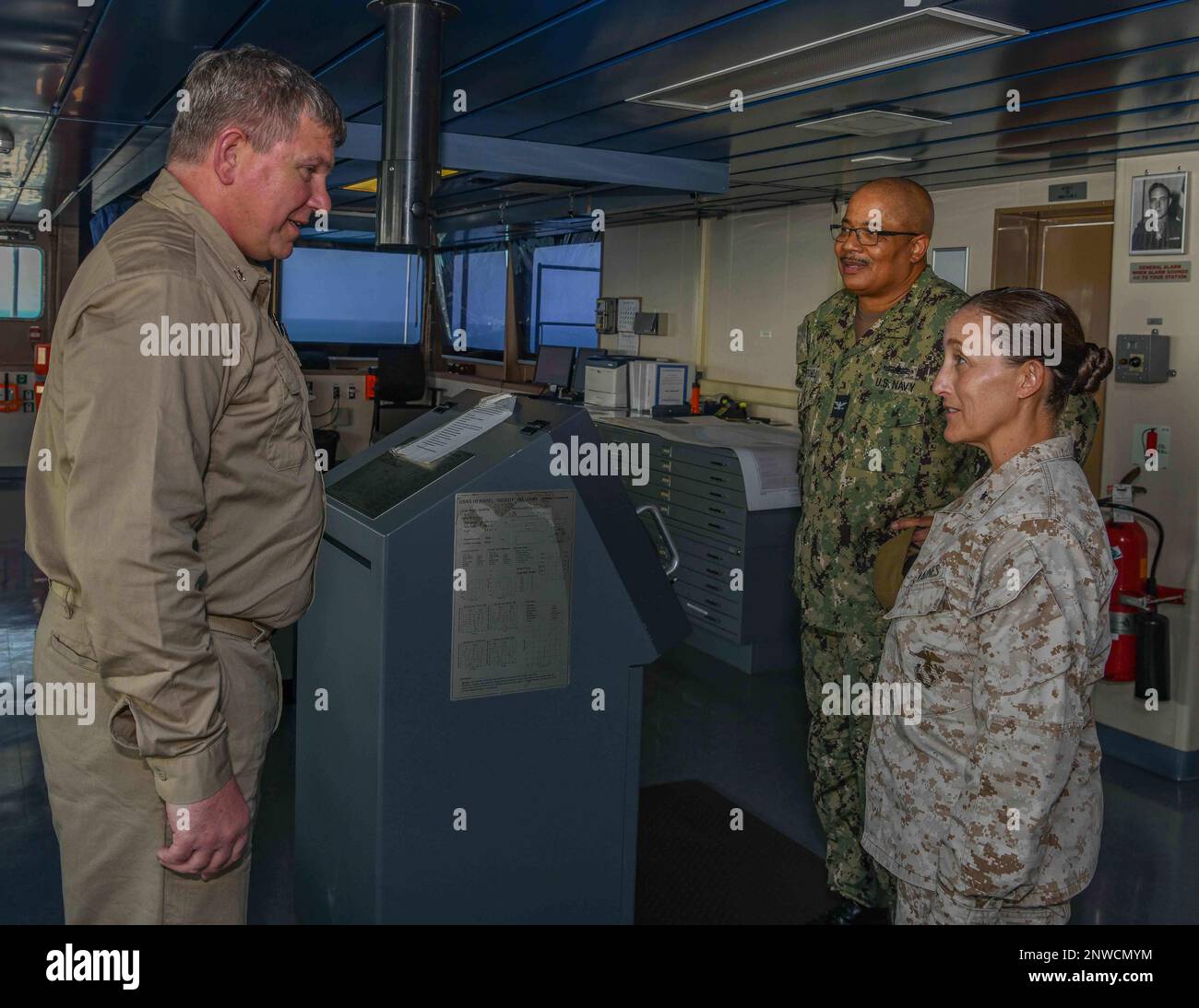 230131-N-TC338-1441 PORT OF DJIBOUTI (Jan. 31, 2023) Capt. Lenard ...