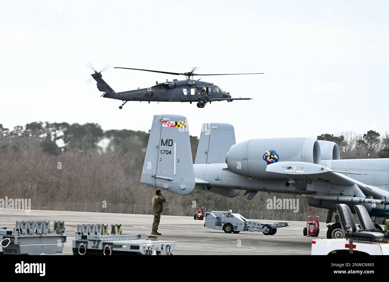 A U.S. Air Force HH-60G Pave Hawk from the 920th Rescue Wing, Air Force ...