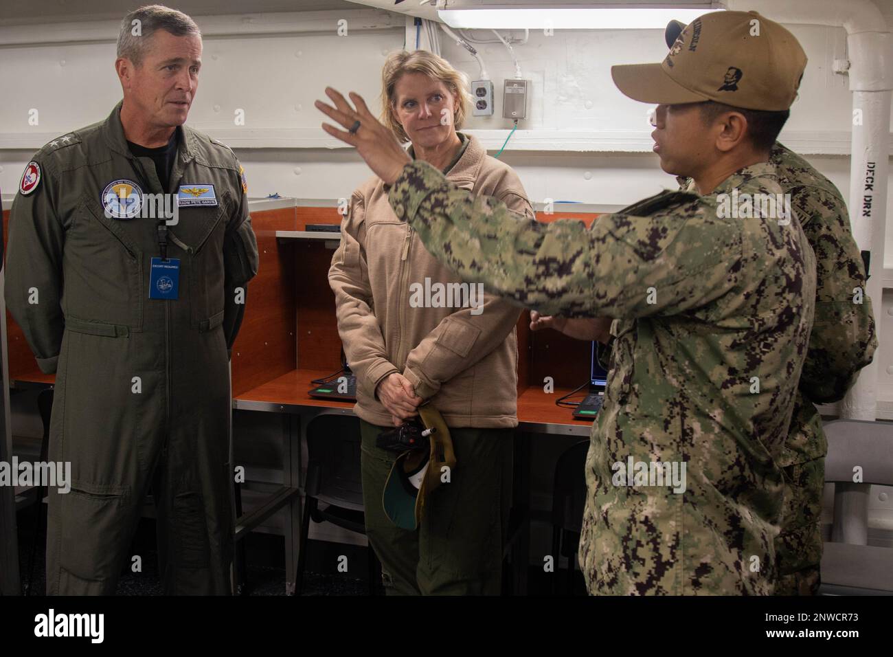 Rear Adm. Pete Garvin, commander, Naval Education and Training Command ...
