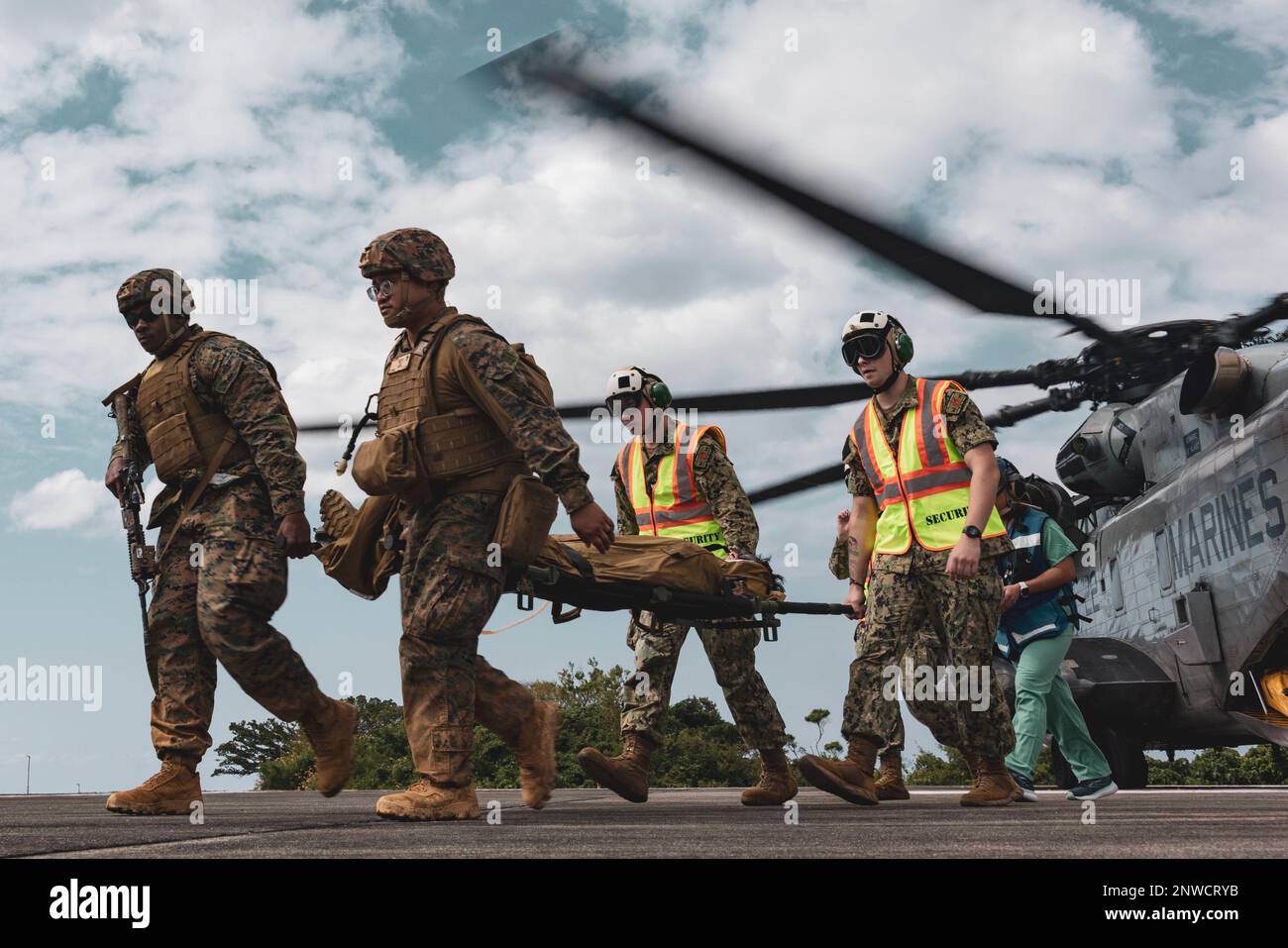 U.S. Navy personnel with Navy Medicine Readiness and Training Command ...