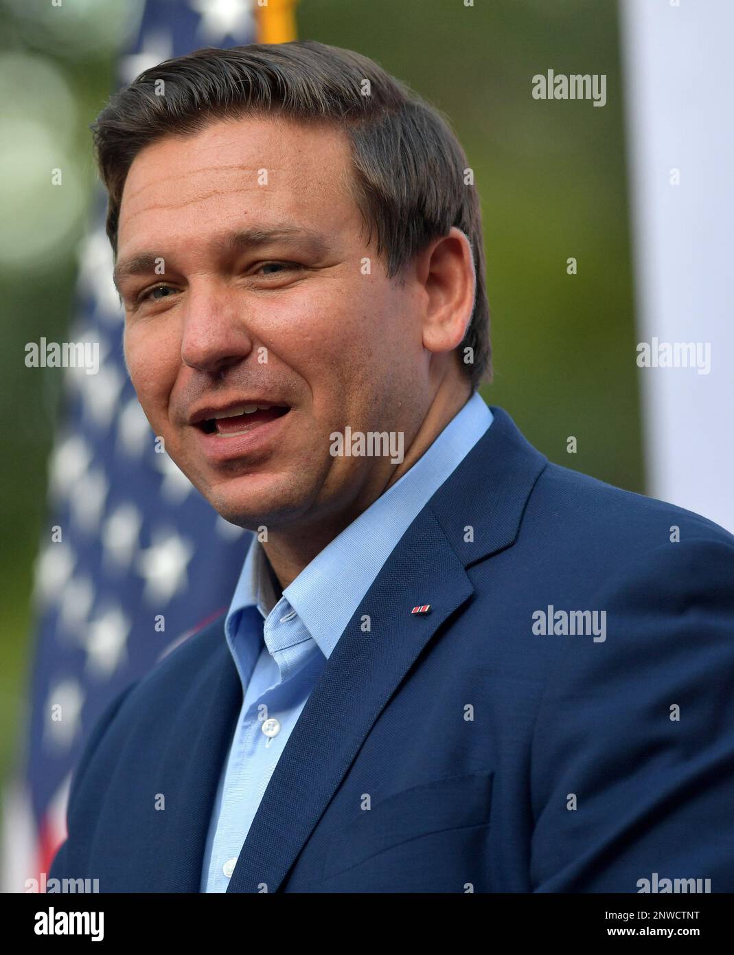 BOCA RATON, FL - NOVEMBER 04: Ron DeSantis, Rudy Giuliani and Attorney ...