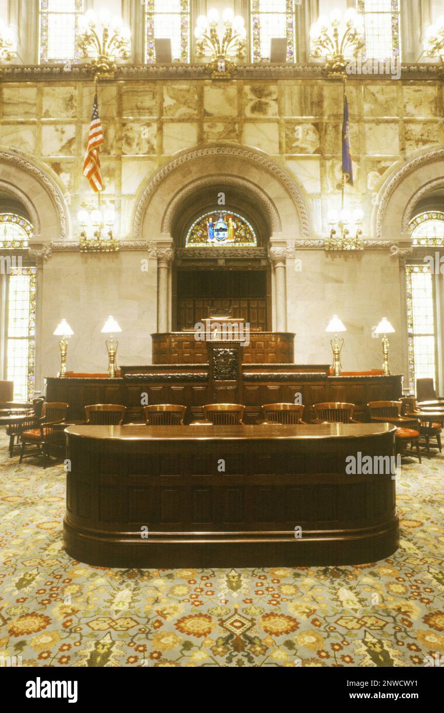 New york capitol building interior podium hi-res stock photography and ...