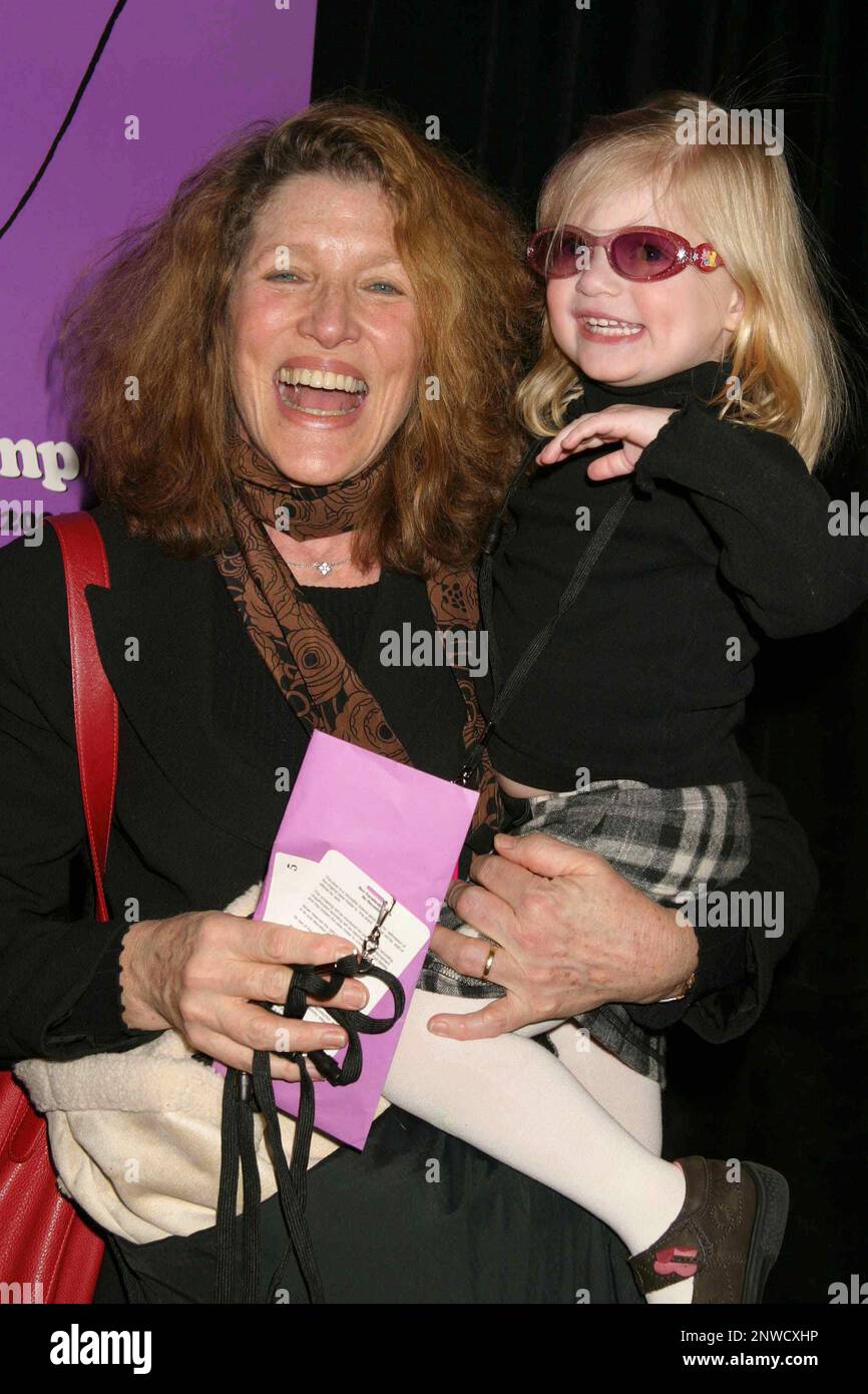 Lucy Simon and her grandaughter Sophie Levine attend the premiere of ...